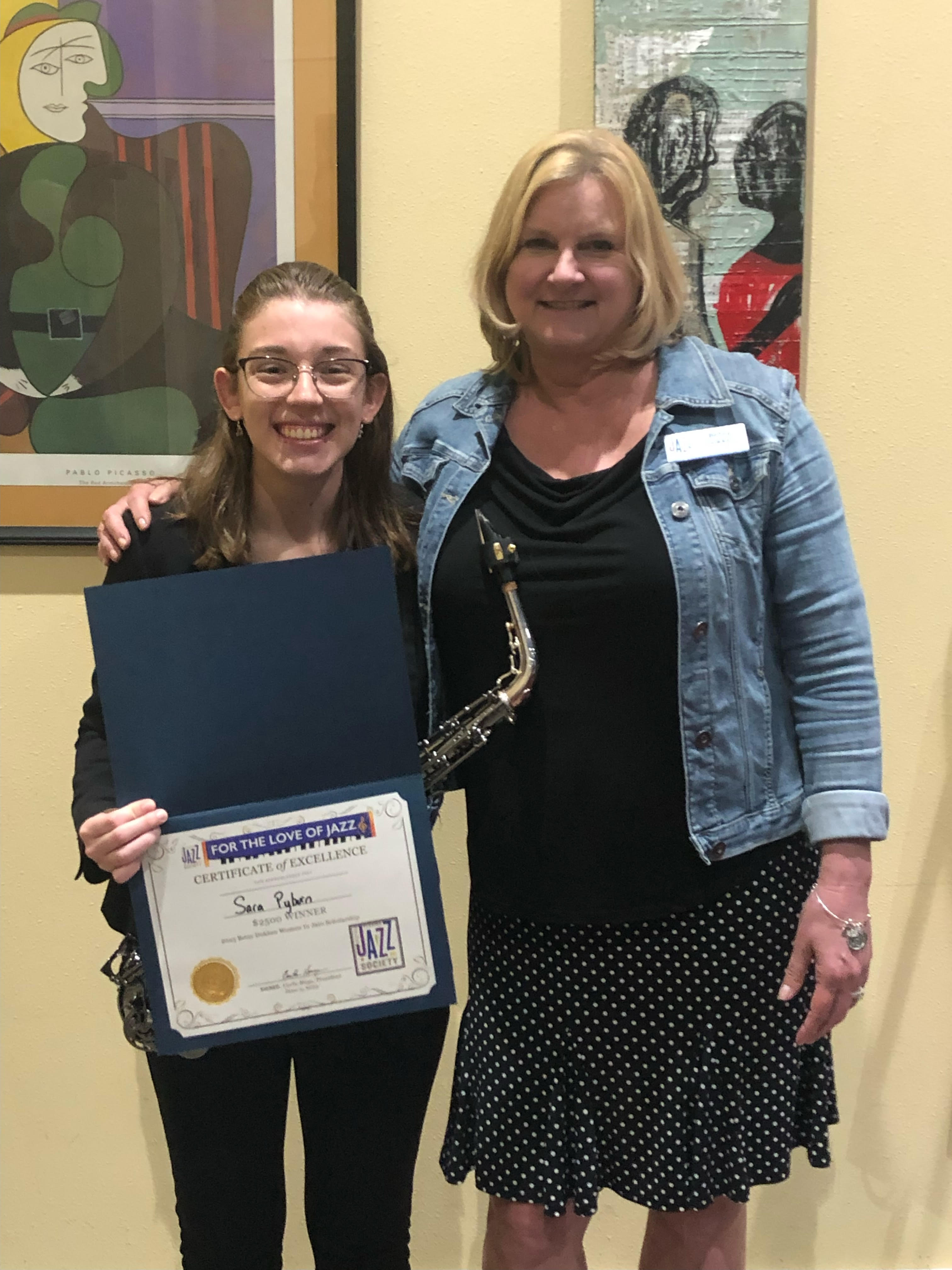 Sara Pyburn Awarded Women In Jazz Scholarship – School of Music